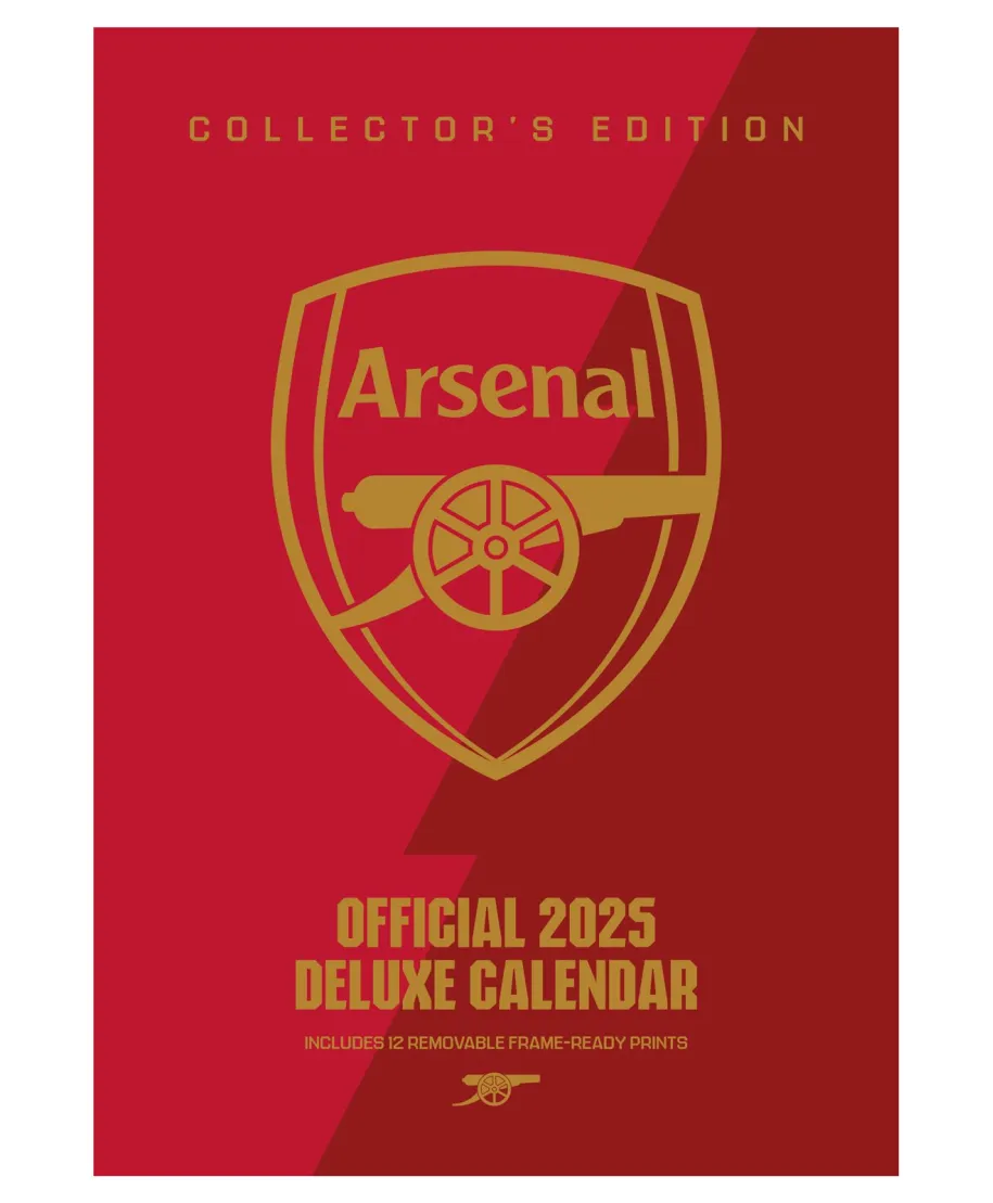 Arsenal FC Deluxe - kalendarz A3 na 2025 rok